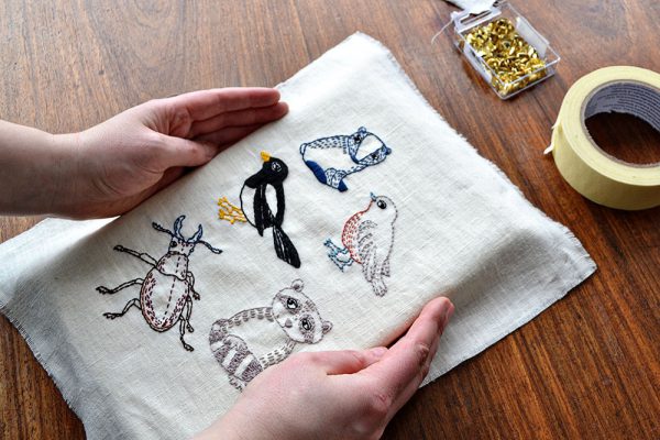 How to mount embroidery on art canvas