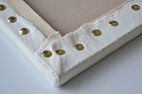 How to mount embroidery on art canvas