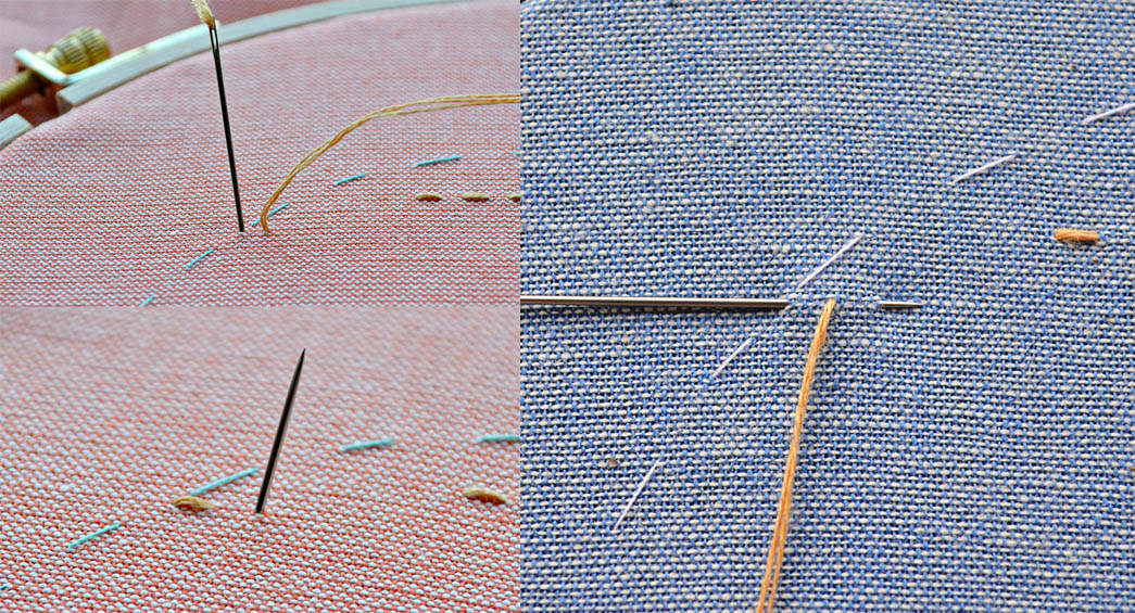 Stabbing vs Sewing in Embroidery