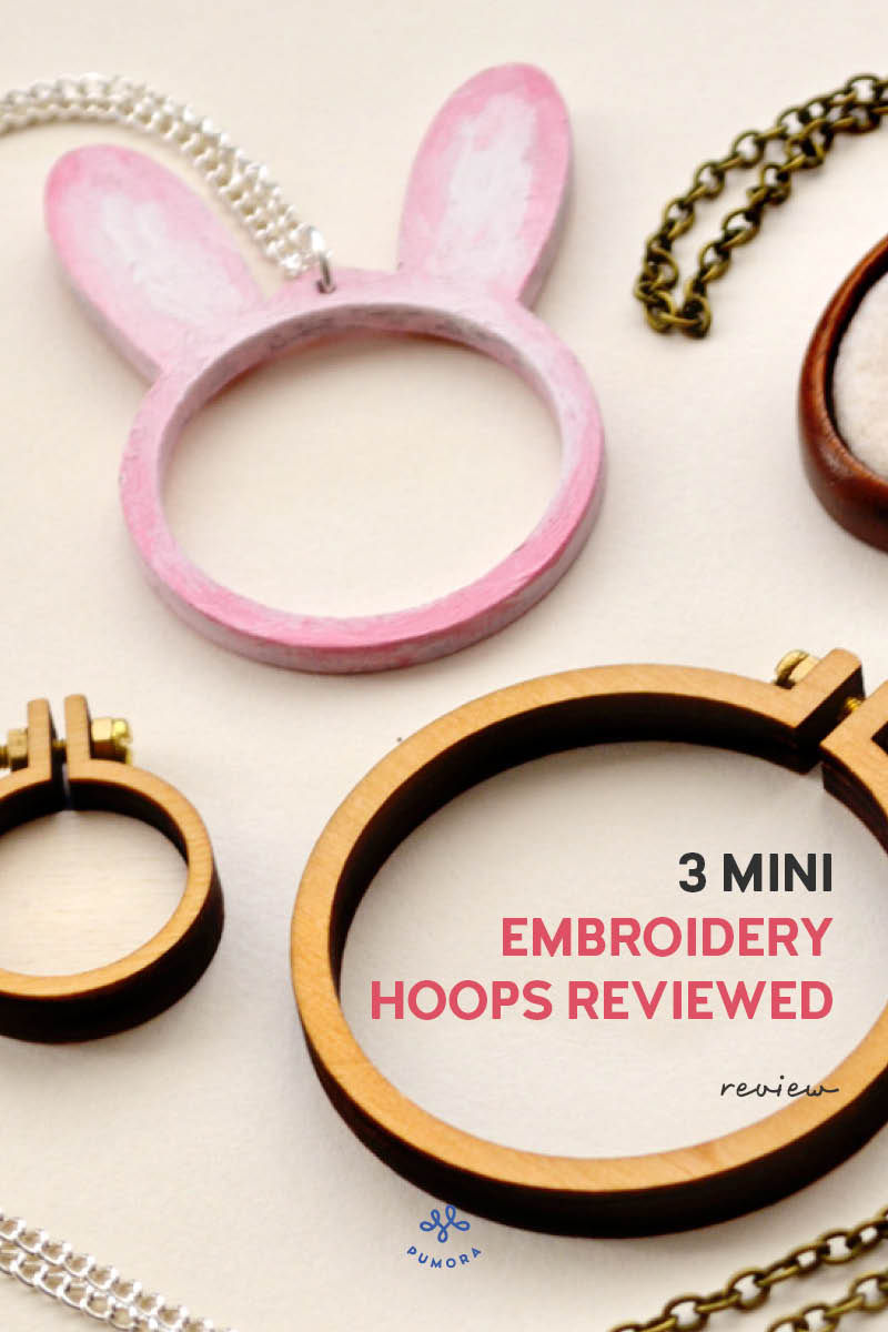 3 mini embroidery hoops review - how good are they?