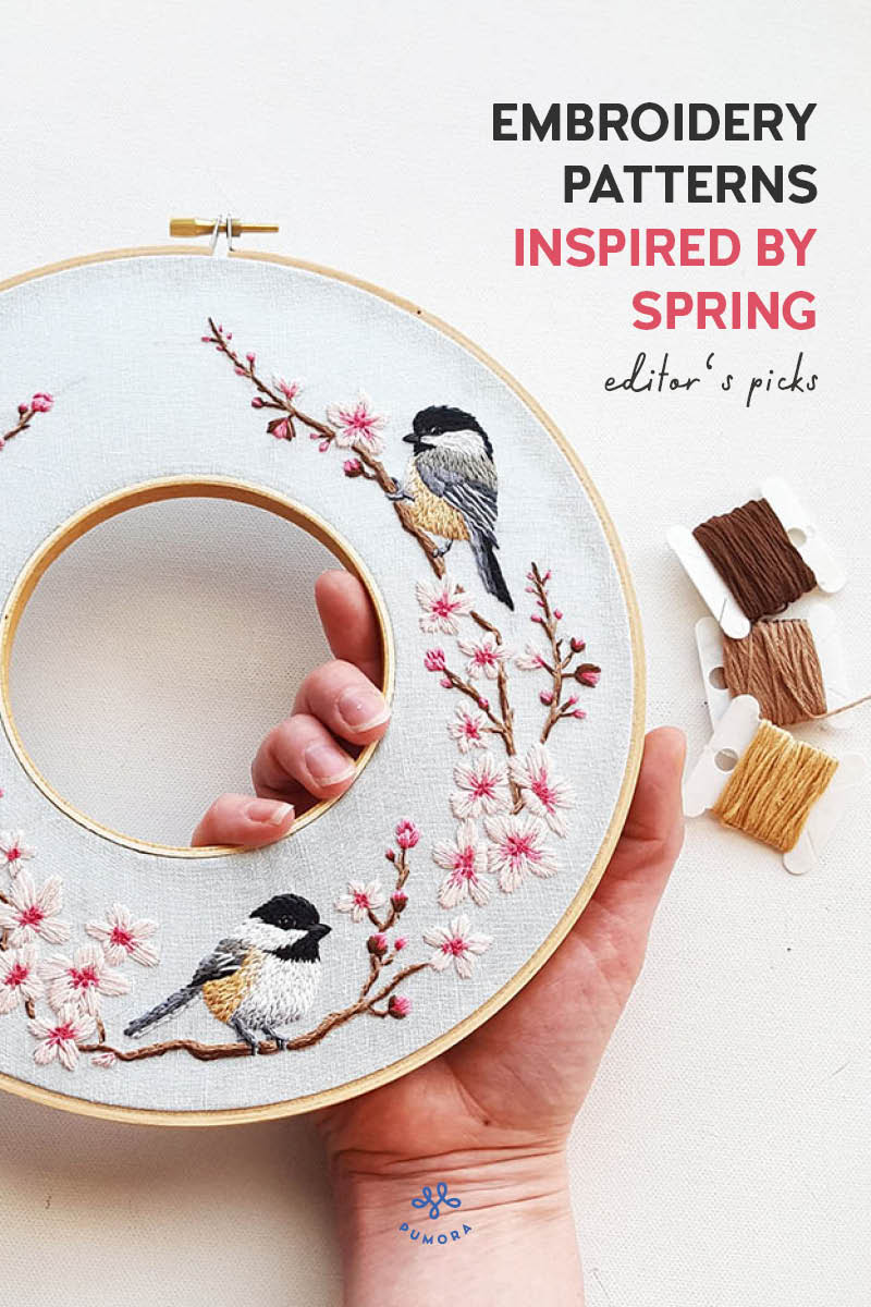Spring embroidery patterns to spruce up your home