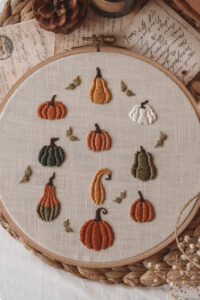 Fall embroidery patterns for your cozy home